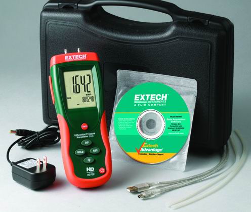 HD750气体压力压差计|气体压力测试仪|气体压差测试仪|美国EXTECH压力压差测量仪-上海贝汉电子有限公司